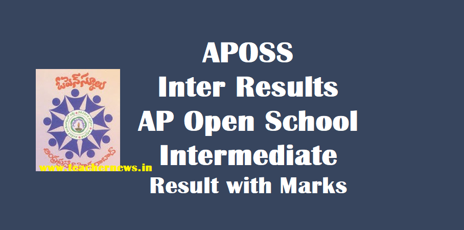 APOSS Inter Results 2023 AP Open School Inter Result at apopenschool