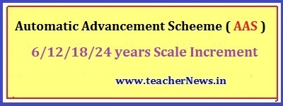 Teachers AAS Bill Software 6/ 12/ 18/ 24 Years - Automatic Advancement