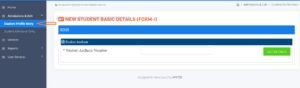 New Students Admission Online Upload Process 2025-26 at studentinfo