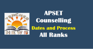 APSET Counselling Dates 2026 and Process | AP SET Counselling Schedule ...