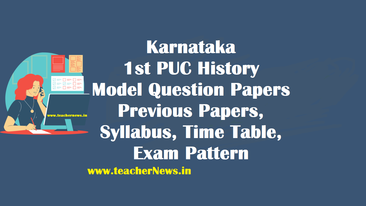 Karnataka 1st PUC History Model Question Papers 2024 Previous Papers