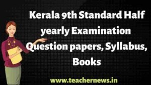 Kerala 9th Class Term-2 Question Papers 2024-2025.