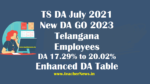 TS DA July 2021 (New DA GO 2023) - Telangana Employees DA