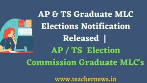 Released Flash...! UPDATE AP / TS Graduate MLC Election Notification ...