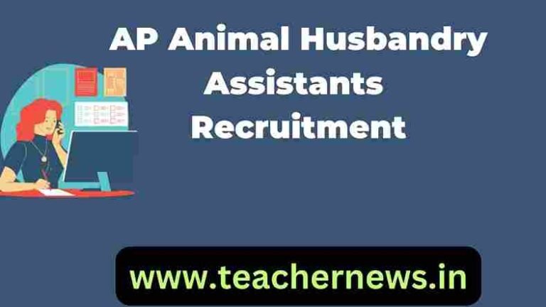 AP Animal Husbandry Assistants Recruitment 2023 Notification Released ...