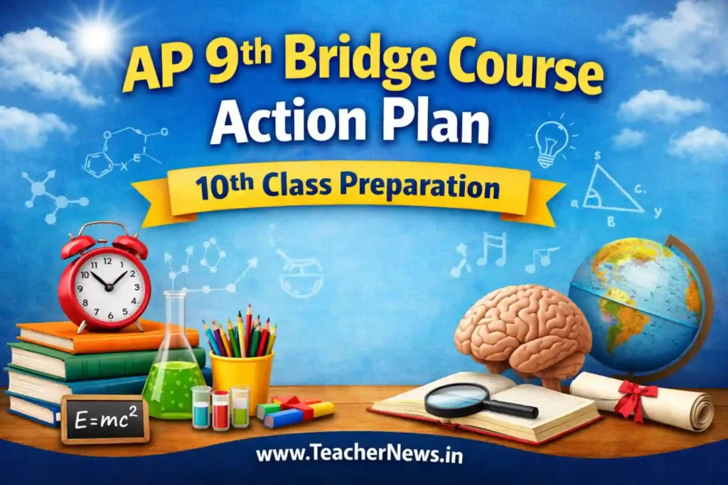 AP 9th Bridge Course Action Plan 2026 for 10th Class Preparation ...